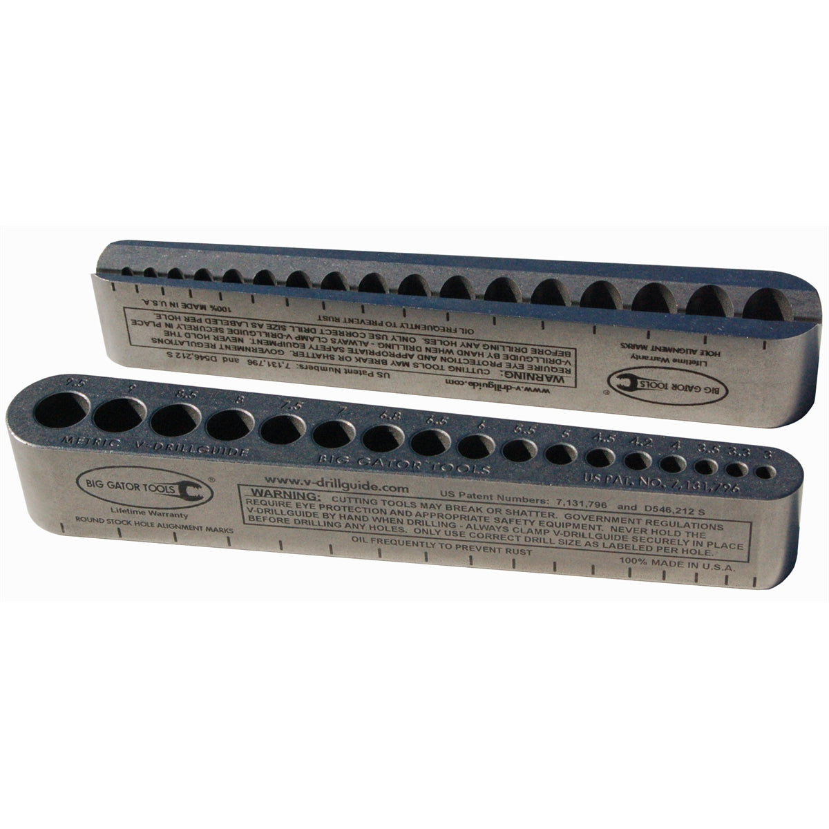 V-Drill Guide, Metric sizes 3mm to 9.5mm Big Gator Tools — OEM Tech Tools