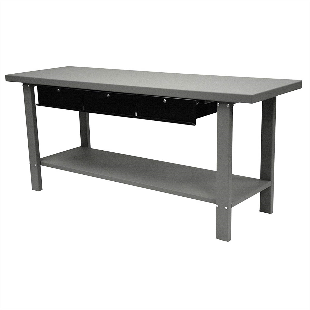 79" Industrial Steel Workbench 3-Drawers Homak Manufacturing — OEM Tech ...