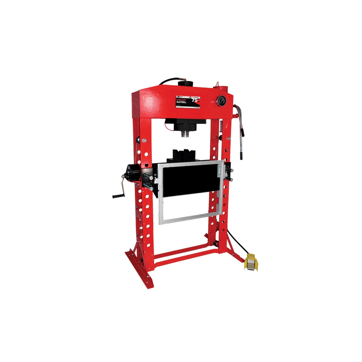 75 Ton Super Duty press with hydraulic table cart Surewerx USA — OEM ...