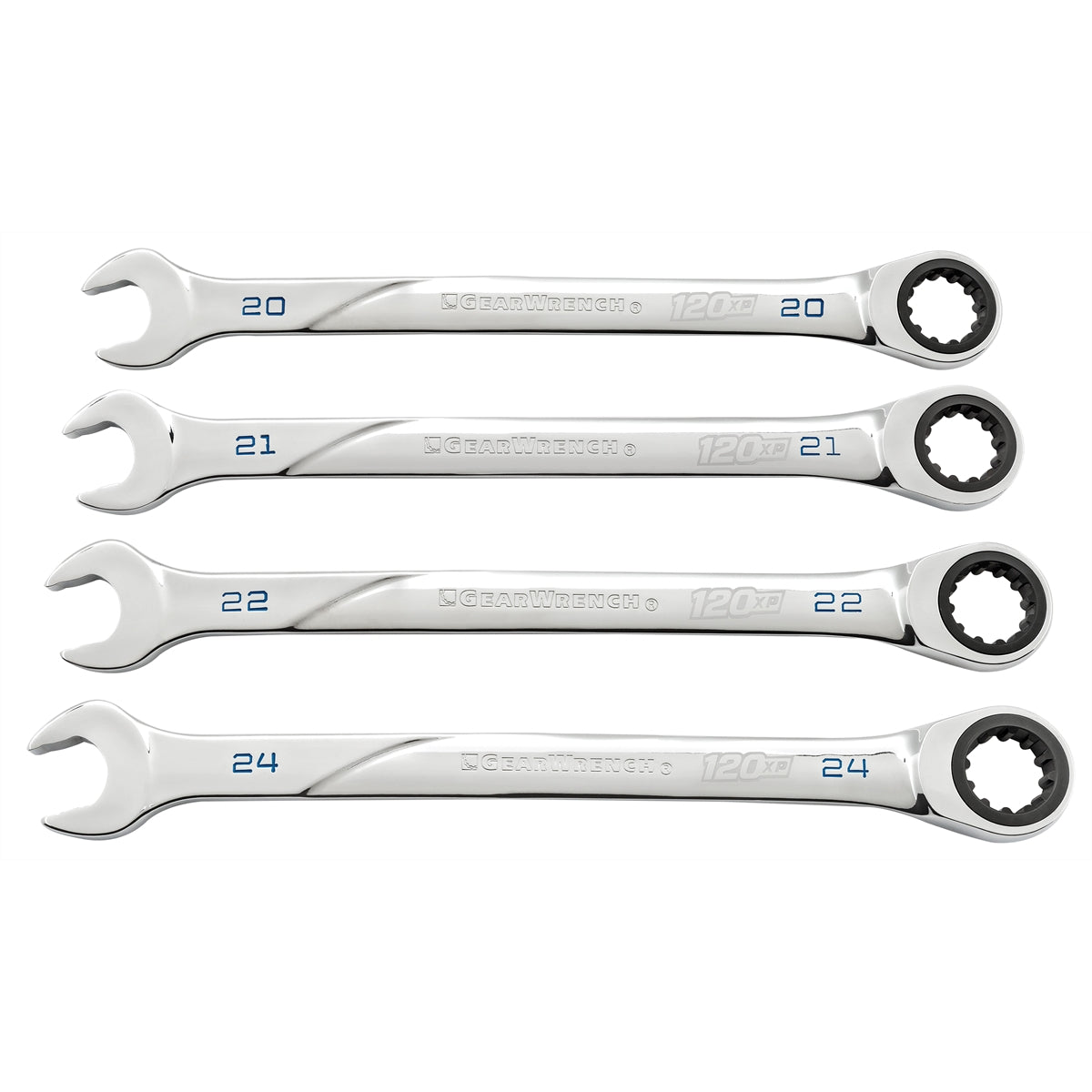 4 Pc. 120XP Universal Spline Metric XL Set GearWrench — OEM Tech Tools