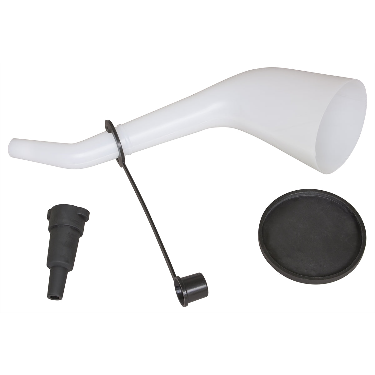Offset Funnel with Cap & Lid Lisle — OEM Tech Tools