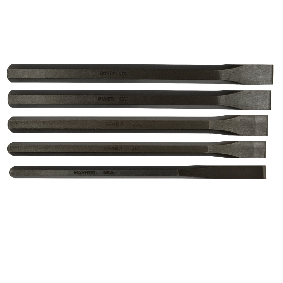 LONG COLD CHISEL 5-PC SET Mayhew — OEM Tech Tools
