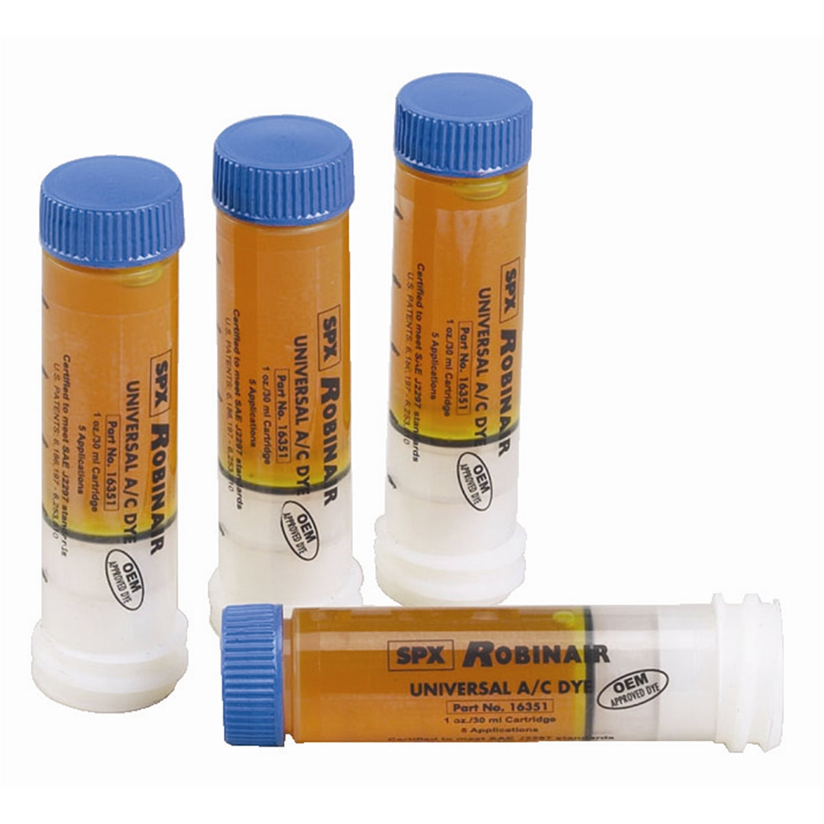 UNIVERSAL UV DYE 4-1 OZ. CARTRIDGES-20 APPLICATION Robinair — OEM Tech ...