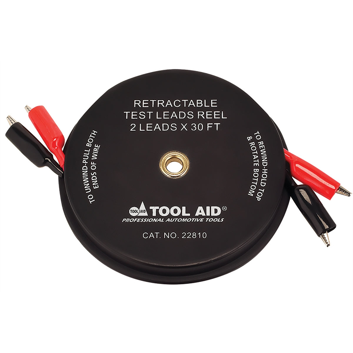 Retractable Test Leads Reel - 2 Leads x 30" SG Tool Aid — OEM Tech Tools